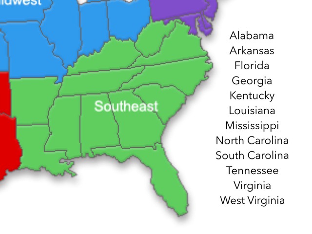 Southeast MAP Free Activities online for kids in 4th grade by ...