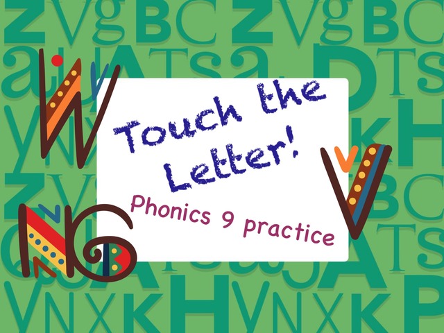 Touch The Letter Phonics 9 Practice Free Activities online for kids in ...