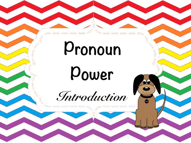 Introduction To Pronoun Power Free Activities online for kids in 1st ...