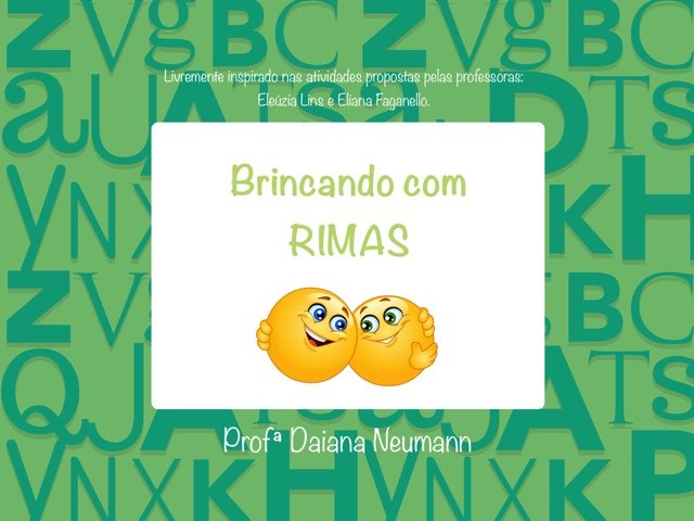 Brincando Com Rimas Free Activities online for kids in Kindergarten by ...
