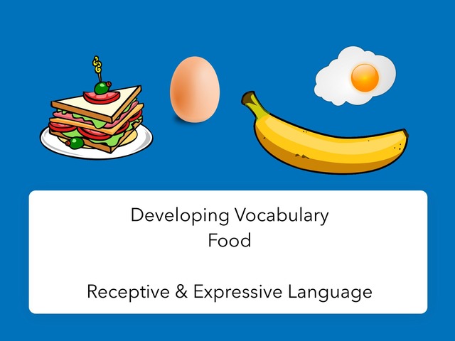 Developing Vocabulary - Food (receptive & expressive) | Online Games ...