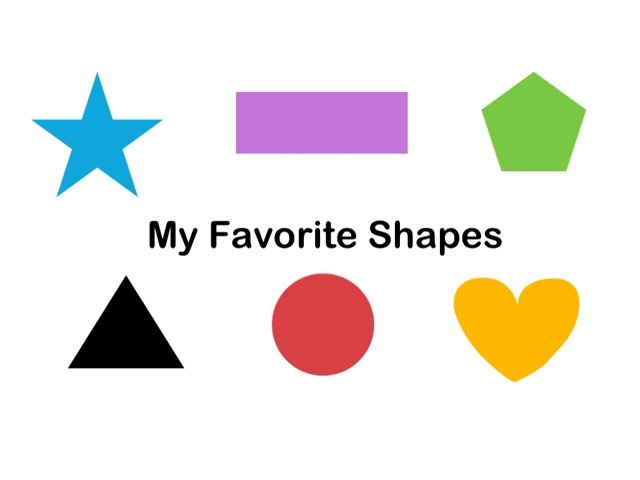 My Favorite Shapes Free Games online for kids in Nursery by Debbie Sanders
