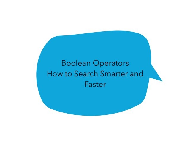 Boolean Operators Free Games online for kids in Nursery by Michelle Baxter