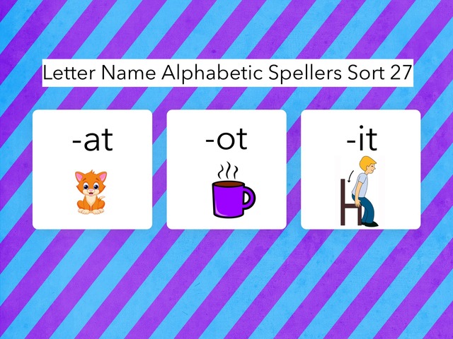 Letter Name Alphabetic Sort 27 Free Games online for kids in Nursery by ...