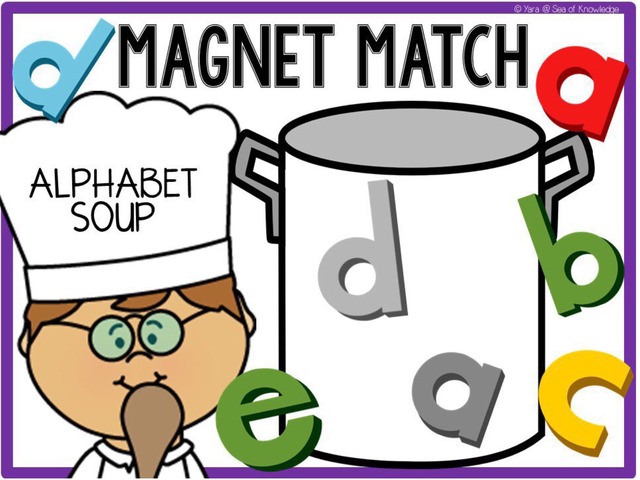 Alphabet Soup Letter Identification And Matching Free Activities online ...