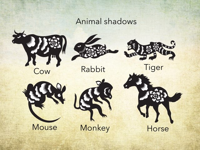 Animal Shadow Puzzle Free Games online for kids in Nursery by Rina Li