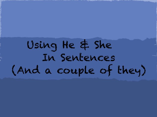 Using He And She In Sentences Free Games online for kids in Pre-K by ...