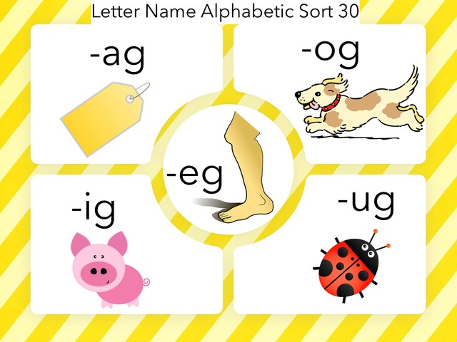Letter Name Alphabetic Sort 30 Free Games online for kids in Nursery by ...