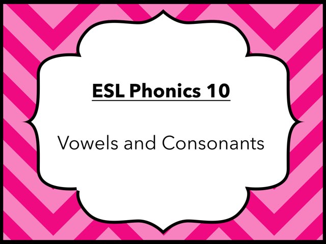 Language Studies (Native) | Phonics | ESL Phonics 10 Copy | Online ...
