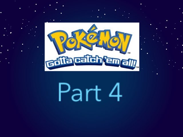 POKE QUIZ PART 4 Free Games online for kids in Nursery by Darryl Cool