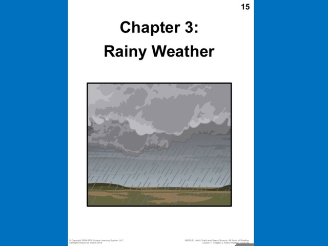April Unique Unit Chapter 3: Rainy Weather | Online Activities ...