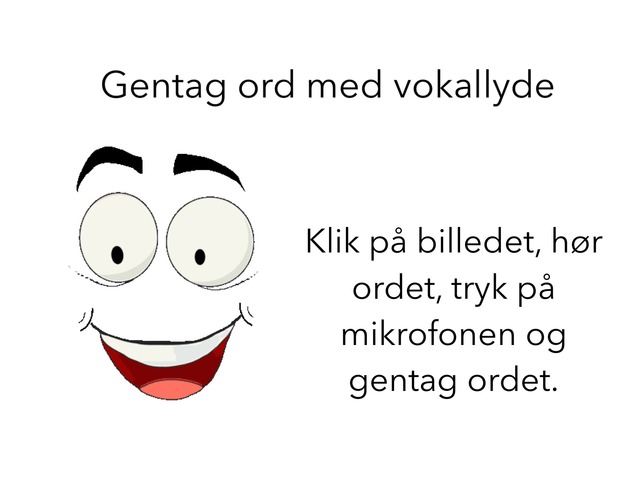 Gentag Ord Med Vokallyde Free Activities online for kids in 3rd grade ...