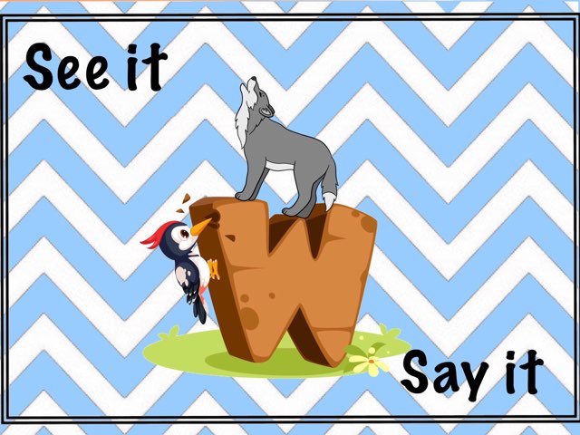 See It Say It W Free Games online for kids in Nursery by Ellen Weber