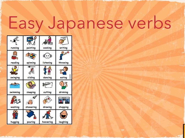 Easy Japanese Verbs Free Activities online for kids in 9th grade by ...
