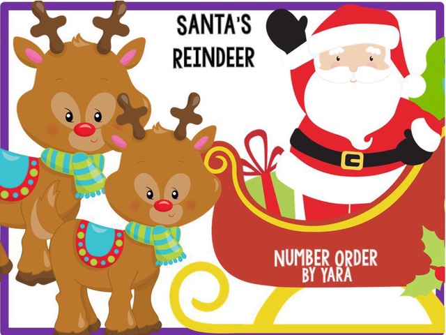 Santa’s Reindeer - Number Order To 10 | Math Games | TinyTap