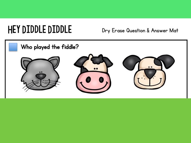 Hey Diddle Quiz Free Games online for kids in Pre-K by McKenzie Marino