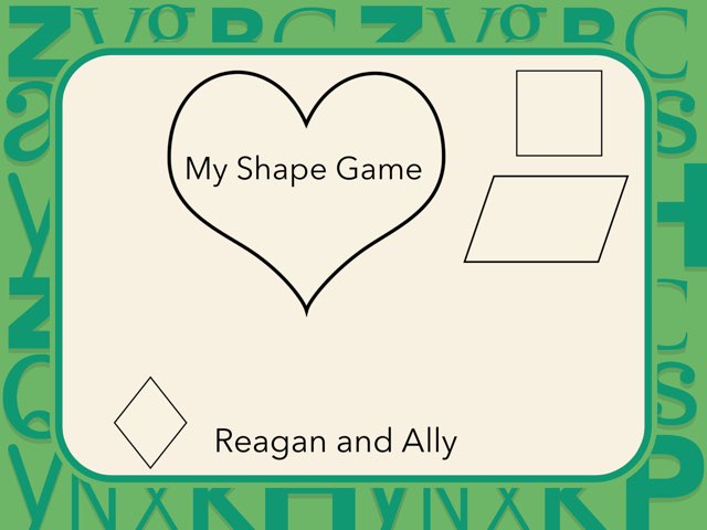 Shape Game Free Activities online for kids in Kindergarten by Meg Wilkins