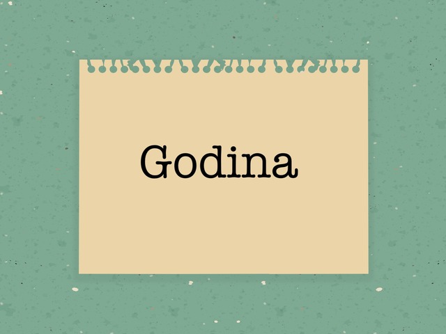 Godina I Kalendar Free Activities online for kids in 2nd grade by ...