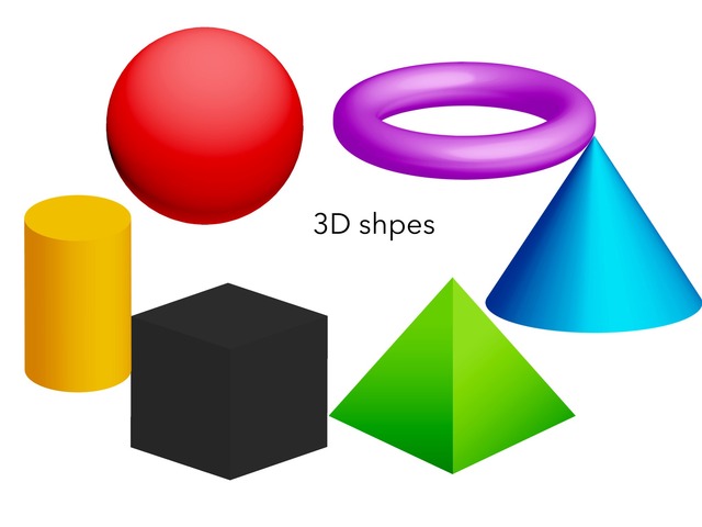 3D Shapes Free Games online for kids in Pre-K by Emanuele Farkas