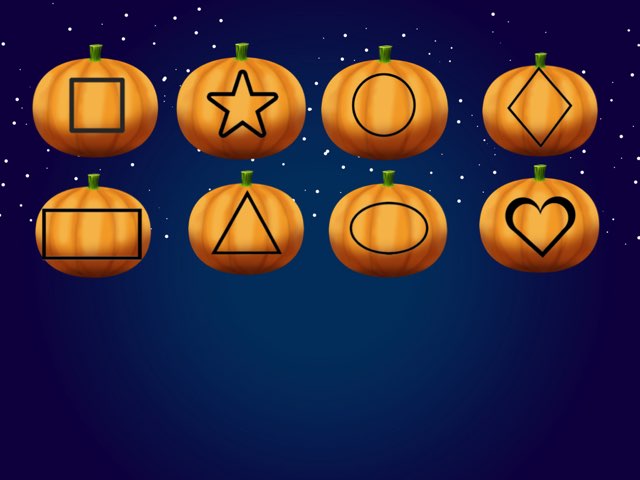 Pumpkin Shapes Free Games online for kids in Nursery by Candace Chadwick