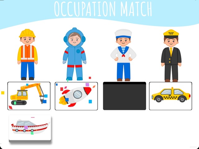 TinyTap | Occupations And Their Tools And Vehicles | Math