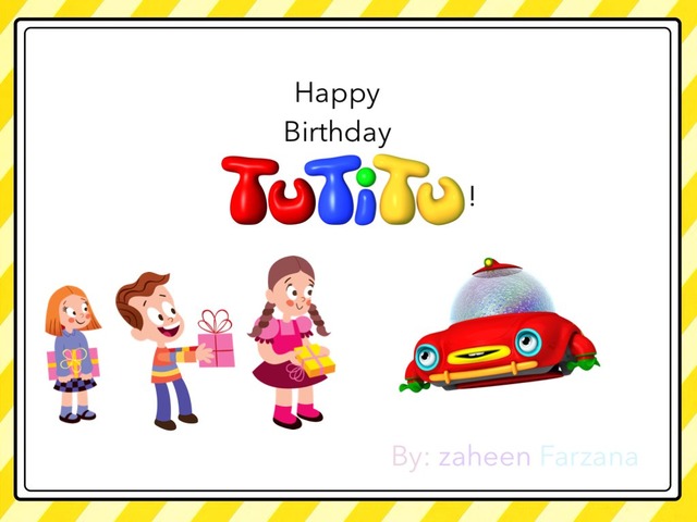 Happy Birthday TutiTu! Free Games online for kids in Nursery by Idah Rahman