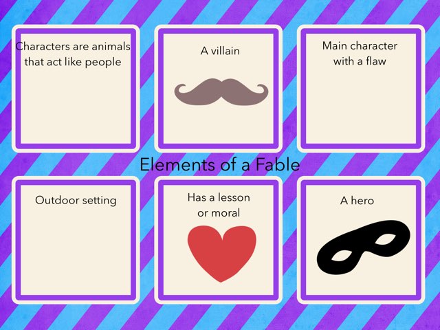 This is a game to review the elements of a fable. Free Activities ...