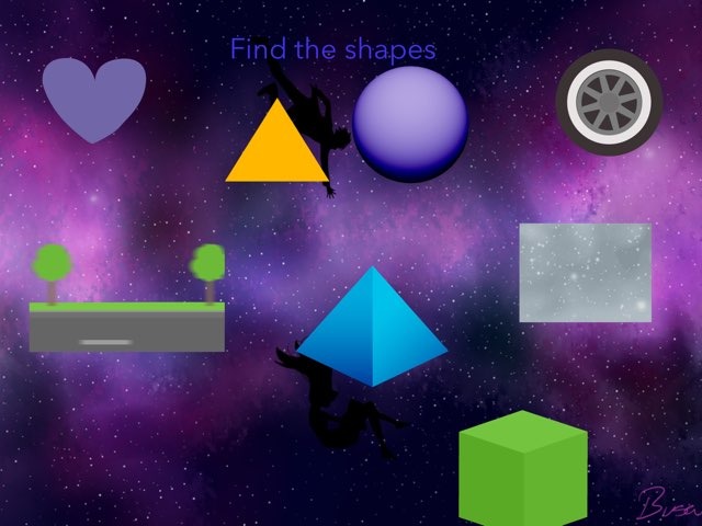 Find The Shapes Free Games online for kids in Pre-K by Mr Edmondson