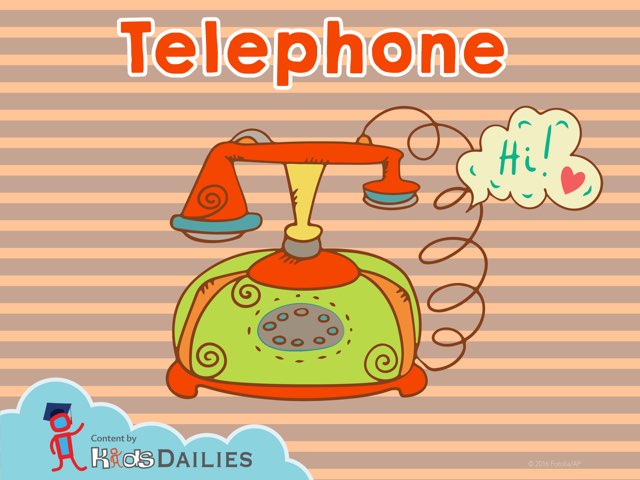 Telephone Free Activities online for kids in 3rd grade by Kids Dailies