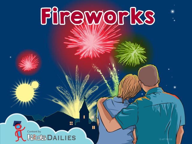 Fireworks Free Activities online for kids in 5th grade by Kids Dailies
