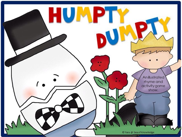 Humpty Dumpty Rhyme Game Show Free Games online for kids in Nursery by ...