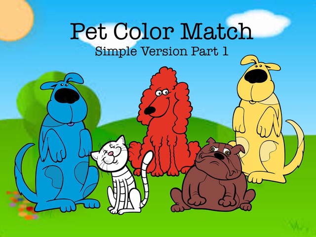 Pet Color Match 1 | Math Games | TinyTap