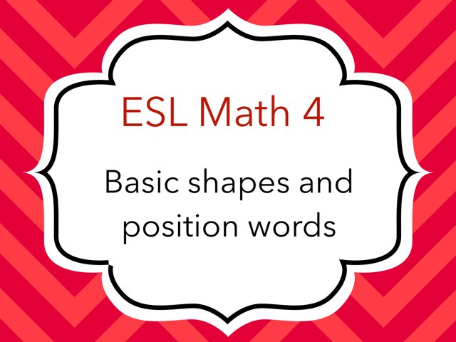 ESL Math 4 | Game | TinyTap