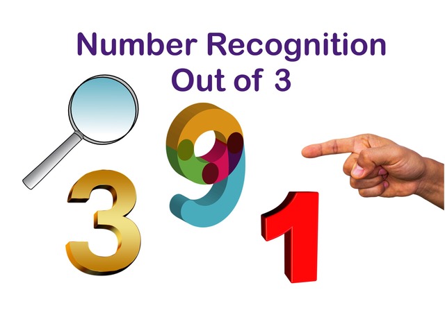 Number Recognition Out Of 3 Free Games online for kids in Nursery by ...