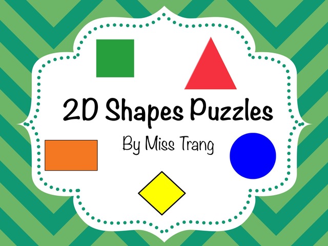 2D Shapes Puzzles | Math Games | TinyTap
