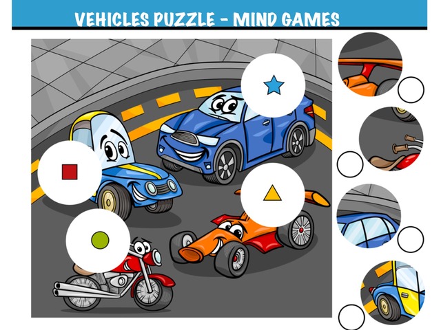 TinyTap | Vehicles Puzzle Mind Games | Math