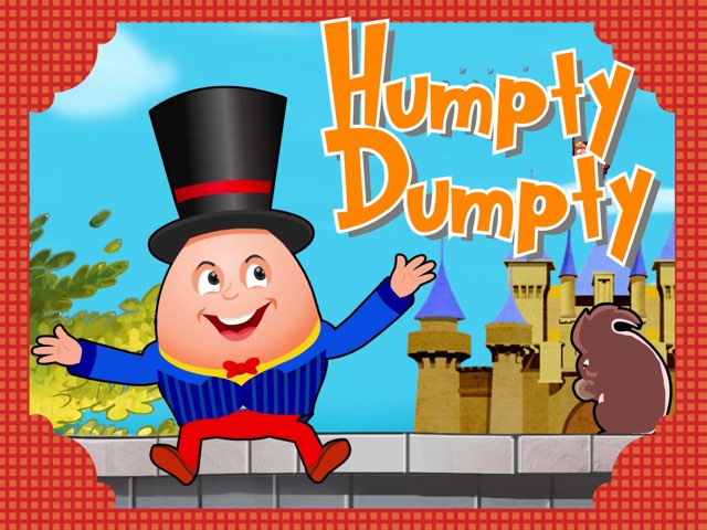 Humpty Dumpty Free Games online for kids in Nursery by Baby Cortex