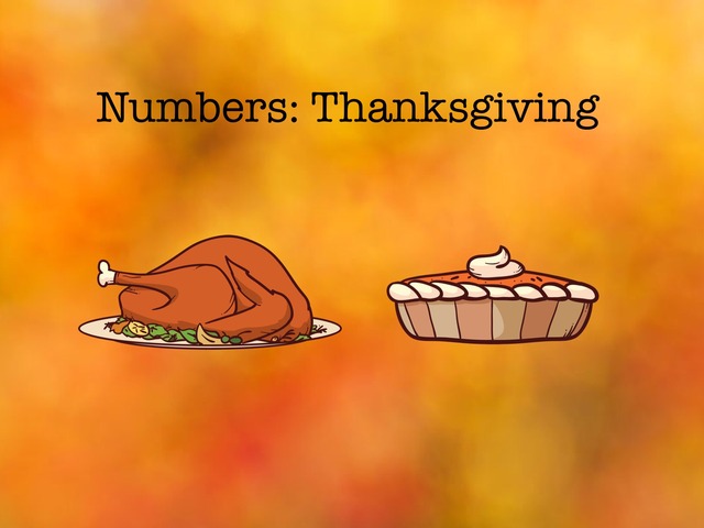 Numbers: Thanksgiving Free Activities online for kids in Kindergarten ...