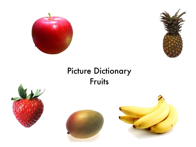 Picture Dictionary -Fruits- Free Games online for kids in Nursery by ...