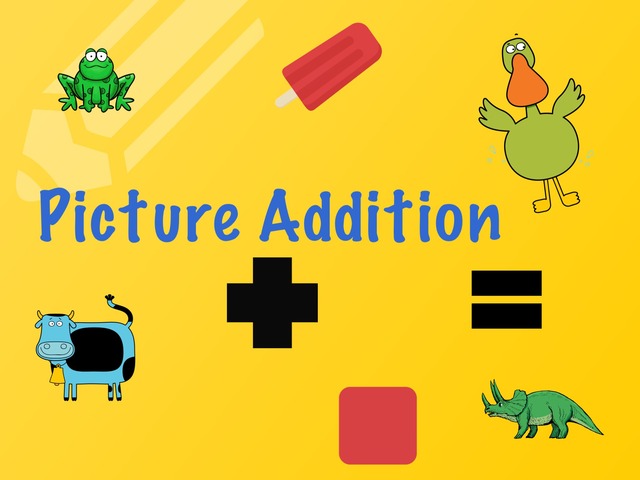 Picture Addition 1-9 Free Activities online for kids in Kindergarten by Kathy Gordon