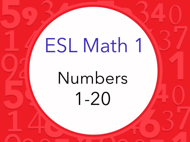 ESL Math 1 | Game | TinyTap