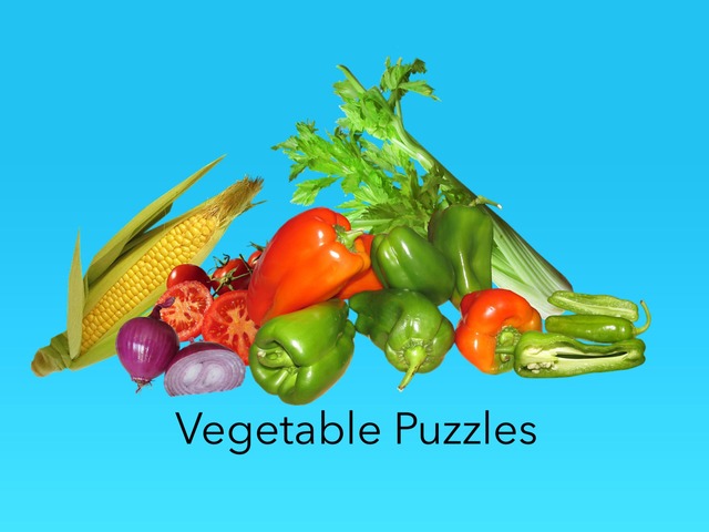Vegetable Puzzles Free Games online for kids in Pre-K by Carol Smith