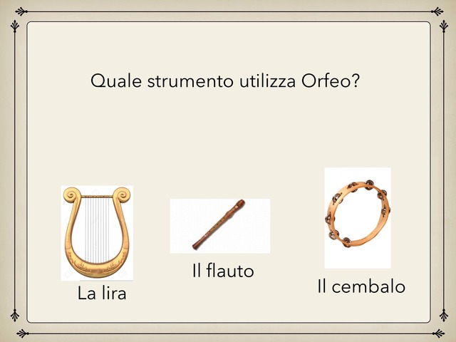 Verifica Mito Orfeo 18 Dic 17 Free Games online for kids in Nursery by ...