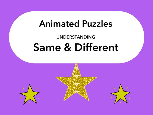 Same And Different | Math Games | TinyTap
