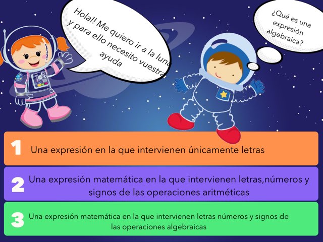 Juego de expresiones algebraicas Hecho por:Bárbara y Clara Juegos ...