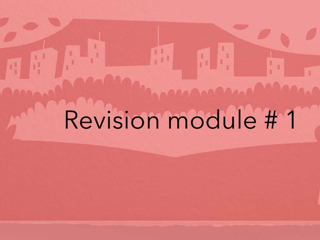Revision Module 1 Free Activities online for kids in 8th grade by ayat ...