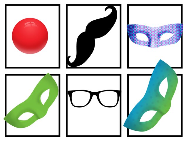 Masks Free Games online for kids in Nursery by Pilot Elementary