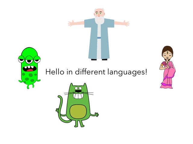 Learning Hello In Different Languages Free Games online for kids in ...