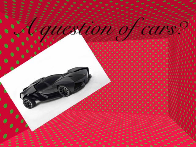 A Question Of Cars? Free Games online for kids in Nursery by Summer School