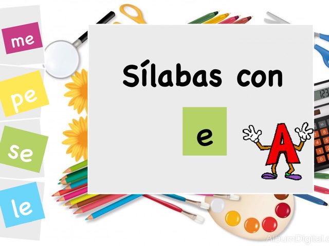 TECC Sílabas con E Free Activities online for kids in Kindergarten by ...